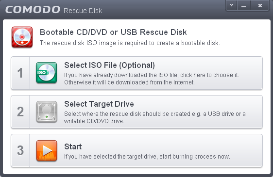 Downloading Comodo Rescue Disk, Virus Scan,Data Rescue,Bootable Antivirus,Comodo Internet ...